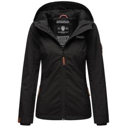 Marikoo Damen Outdoorjacke "Brombeere", schwarz, Gr. XXL, Obermaterial: 100% Polyester, Innenseite: 100% Polyester, Jacken, sportliche Übergangsjacke