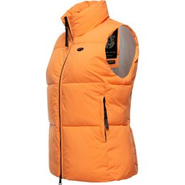 Ragwear Damen Steppweste "Ailish", orange, Gr. S, Obermaterial: 100% Polyester, Futter: 100% Polyester, Wattierung: 100% Polyester, Westen,