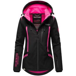 Marikoo Damen Softshelljacke "Mount-Cho-Oyu", schwarz, Gr. S, Obermaterial: 95% Polyester, 5% Elasthan; Futter: 100% Polyester; Ärmelfutter: 100%