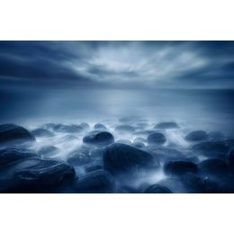 papermoon Fototapete "Photo-Art FRAN OSUNA, BLAU", B/L: 4mm x 2,6mm, Bahnen: 8 Stk. St., bunt, Schlafzimmer, Tapeten