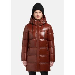 Khujo Damen Steppjacke "Jadet2-YM", braun, Gr. M, Material: 100% Nylon, Futter: 100% Nylon, Wattierung: 100% Polyester, Jacken, Schimmernder Winter