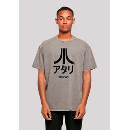 F4NT4STIC Damen T-Shirt "Atari Tokyo Retro Arcade Games", grau, Gr. XL, Obermaterial: 100% Baumwolle, Shirts, Premium Qualit&auml;t