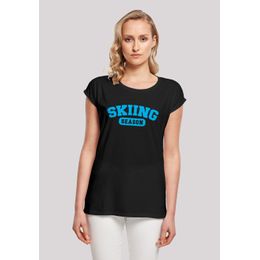 F4NT4STIC Damen T-Shirt "Skiing Season Winter Sport", schwarz, Gr. 5XL, Obermaterial: 100% Baumwolle, Shirts, Premium Qualit&auml;t