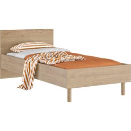 Kinderbett GAMI, B:96cm H:78cm L:205cm, beige, Betten, "RITMO", Ein modernes Bett, das sich jedem Interieur anpasst