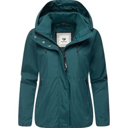 Ragwear Damen Outdoorjacke "Sunniva Light", blau, Basic, Gr. XS, Obermaterial: 100% Polyester; Innenfutter: 100% Polyester, Jacken, Wasserdichte und