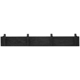 Garderobenpaneel MCA furniture, B:80cm H:13cm T:12cm, schwarz, Massivholz, Garderobenpaneele, "BANTRY Garderobenpaneel W5-80"