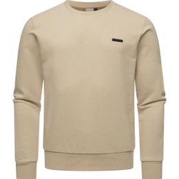 Ragwear Herren Sweater "Indie", beige, Gr. XXXL, Sweatware, 70% Baumwolle, 30% Polyester, Sweatshirts, Cooler Basic Herren Pullover