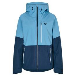 Ziener Damen Skijacke "TURIS", blau, Gr. 44, Obermaterial: 1. 100% Polyester (recycelt), 2. 95% Polyamid (recycelt), 5% Elasthan;Futter: 1. 55%