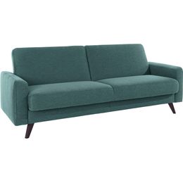 3-Sitzer, B:222cm H:89cm T:93cm, braun, exxpo - SOFA FASHION, Sofas, "Samso, elegant und bequem, toller Sitzkomfort, Schlafsofa", Kippcouch,