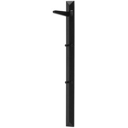 Garderobenpaneel MCA furniture, B:27cm H:120cm T:20cm, schwarz, Massivholz, Garderobenpaneele, "BANTRY Garderobenpaneel W3-1", Leiste