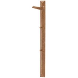 Garderobenpaneel MCA furniture, B:27cm H:120cm T:20cm, beige, Massivholz, Garderobenpaneele, "BANTRY Garderobenpaneel W3-1", Leiste