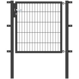 Alberts Zauneinzeltür "Flexo", B/H: 100cm x 100cm, grau, Tore, 100 cm Breite, in versch. Höhen