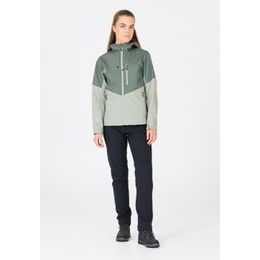 WHISTLER Damen Softshelljacke "Rosea", grau, Gr. 48, mehrfarbig, 100% Polyester, Jacken, aus wind- und wasserdichtem Funktionsmaterial
