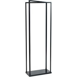Kaminholzregal WESTMANN, B:40cm H:120cm T:20cm, schwarz, Metall, Stahl, Wohnzimmer, Kaminholzlager, "Xavier", schwarz, BxTxH: 40x20x120cm