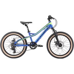 Bikestar Jugendfahrrad, 28cm, 20 Zoll (50,80cm), blau, Fahrräder