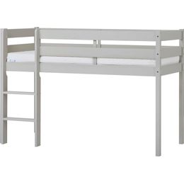 Spielbett Hoppekids, B:81cm H:114cm L:166cm, grau, Kinderzimmer, Betten, "ECO COMFORT, Hochbett, in 2 Einzelbetten teilbar", H&ouml;he 72cm, Farbe & Gr&ouml;&szlig;e