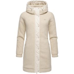 Ragwear Damen Outdoorjacke "Cousy", beige, Gr. 5XL, Obermaterial: 100% Polyester; Innenfutter: 100% Polyester, Jacken, flauschige Übergangsjacke mit