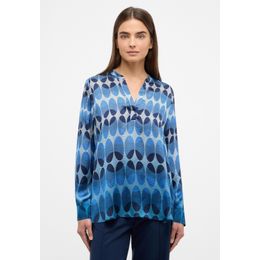 Eterna Damen Longbluse "LOOSE FIT", blau, Gr. 36, 100% Viskose, Blusen