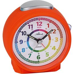 Atlanta Kinder Quarzwecker "1999/12", orange, Wecker, ideal auch als Geschenk