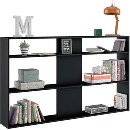 B&uuml;cherregal GAMI, B:166cm H:98cm T:26cm, grau, Spanplatte, Kinderzimmer, Regale, "B&uuml;cherregal Ritmo", gem&uuml;tliche und benutzerfreundliche Bibliothek