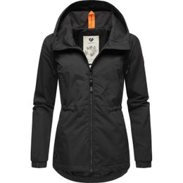 Ragwear Damen Outdoorjacke "Danka", grau, Gr. S, Außenmaterial: 100% Polyester, Innenfutter: 100% Polyester, Jacken, Wasserdichte Übergangsjacke mit