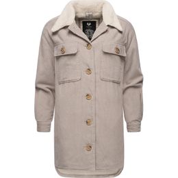 Ragwear Damen Cordjacke "Kyoka", beige, Gr. XL, Außenmaterial: 100% Baumwolle; Innenfutter: 100% Polyester; Wattierung: 100% Polyester, Jacken,
