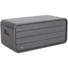 Kissenbox Lifetime, B:147,1cm H:63,6cm T:72cm, grau, Kunststoff, Polyethylen (PE), Garten, Aufbewahrungsboxen, "Space L", 515 Liter, BxHxT: 147x72x64