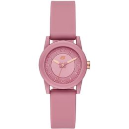 Skechers Damen Quarzuhr "ROSENCRANS", rosa, Armbanduhren, Armbanduhr, Damenuhr, Silikonarmband, analog, Mineralglas