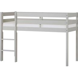 Spielbett Hoppekids, B:81cm H:114cm L:166cm, grau, Kinderzimmer, Betten, "ECO COMFORT, Hochbett, in 2 Einzelbetten teilbar", H&ouml;he 72cm, Farbe & Gr&ouml;&szlig;e