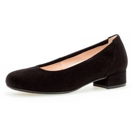 Gabor Damen Pumps "ATHEN", Gr. 36, schwarz, Textil, Schuhe, Abendschuh, Festtagsschuh, Blockabsatz, in komfortabler Schuhweite G