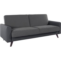 3-Sitzer, B:222cm H:89cm T:93cm, grau, exxpo - SOFA FASHION, Sofas, "Samso, elegant und bequem, toller Sitzkomfort, Schlafsofa", Kippcouch, inklusive