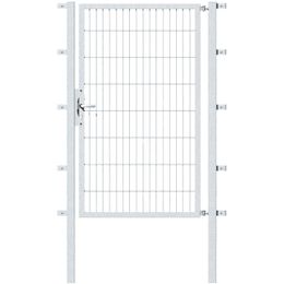 Alberts Zauneinzeltür "Flexo", B/H: 100cm x 160cm, silber, Tore, 100 cm Breite, in versch. Höhen