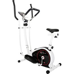Crosstrainer "CT 4", B:66cm H:152cm L:114cm, rot, Christopeit Sport, Crosstrainer, Schwungmasse ca. 7 kg, 8 Widerstandsstufen