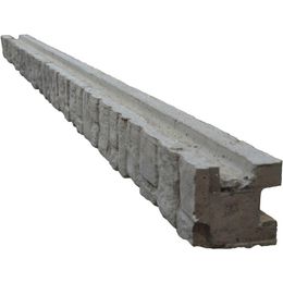 Beckers Betonzaun Mediterran Nostalgie Eckpfosten grau Betonpfosten, 185 cm