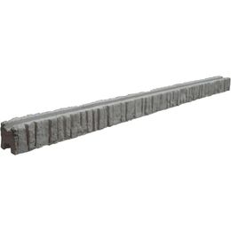 Beckers Betonzaun Mediterran Nostalgie Zwischenpfosten grau Betonpfosten, 185 cm