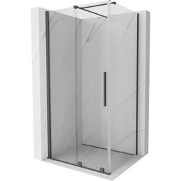 Mexen Velar Duschabtrennung 110x75cm, Glasschiebesystem, Grau