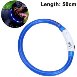 Devenirriche - led Leuchthalsband für Hunde usb Aufladbar led Hundehalsband Stück hundehalsband Leuchtend Wiederaufladbares und