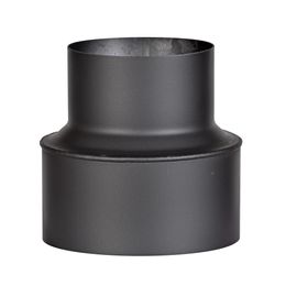 FIREFIX Rauchrohr-Reduzierung schwarz &Oslash; 200/150 x 160 mm