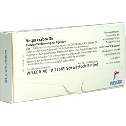 Weleda Vespa Crabro D 6 8 ML