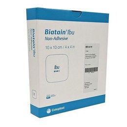 Biatain Ibu Schaumverband 10x10 cm Nicht Haftend 5 ST