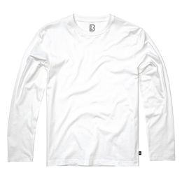 Brandit Premium Longsleeve Shirt wei&szlig;, Gr&ouml;&szlig;e S