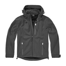 Brandit Softshelljacke Hurricane anthrazit, Gr&ouml;&szlig;e XL