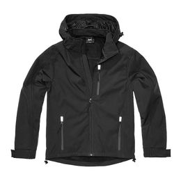 Brandit Softshelljacke Hurricane schwarz, Gr&ouml;&szlig;e M