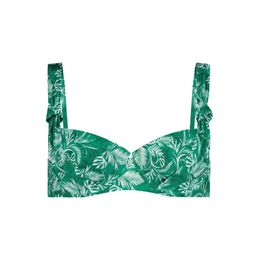 Hunkem&ouml;ller Hunkem&ouml;ller Bikini Top 'Bermuda' female size 75 Green / White