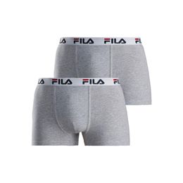 Fila Boxershorts Herren Gr&ouml;&szlig;e S graumeliert / rot / schwarz / wei&szlig;
