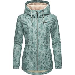 Ragwear Performance Jacket 'Dankka Spring' female size 5XL Petrol / Mint