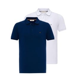 Anou Anou Shirt Herren Gr&ouml;&szlig;e XXL navy / wei&szlig;