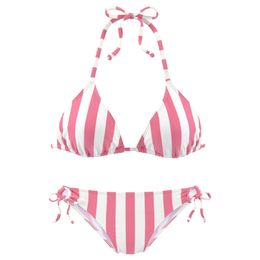 Venice Beach Bikini Damen Gr&ouml;&szlig;e XS/S pink / wei&szlig;