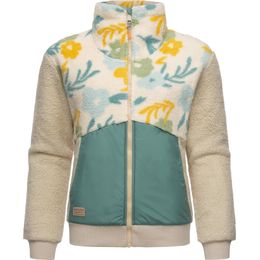 Ragwear Funktionsjacke 'Madaras' Damen Gr&ouml;&szlig;e M beige / hellblau / gelb / petrol
