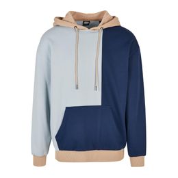 Urban Classics Sweatshirt male size XL Beige / Navy / Pastel yellow